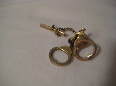 VERY COOL VINTAGE HAND CUFFS TIE TACK For Sale | Antiques.com | Classifieds